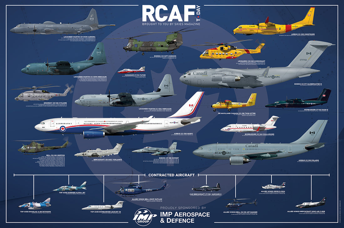 2024 RCAF Fleet Poster – Skiesmag Store